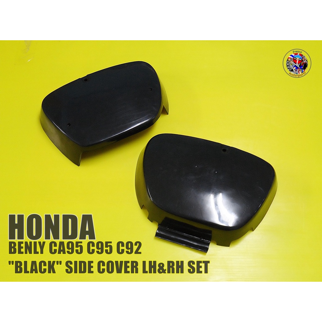 HONDA C92 C95 CA95 BLACK SIDE COVER SET BOX TOOL & BOX BATTERY SET L/R | Shopee Thailand