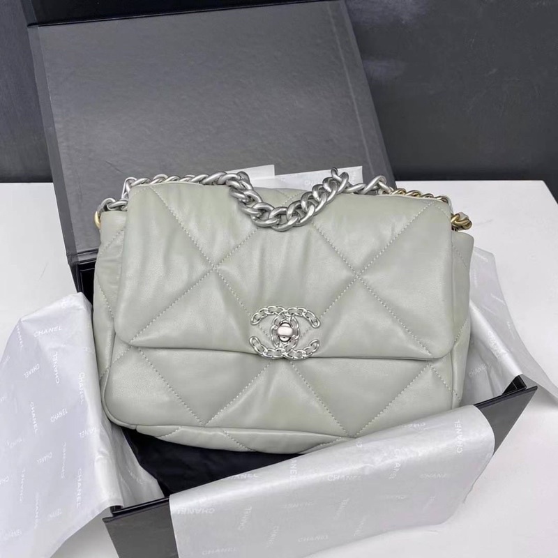 CHANEL 19 Small Size 26CM - งานเทพสุดเเบบเทียบเเท้ที่สุดหนังอิตาลี ...