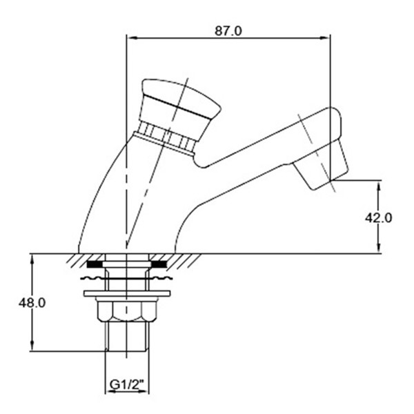 HANG BF-101 ก๊อกอ่างล้างหน้าเดี่ยว ระบบปิดอัตโนมัติ | Shopee Thailand