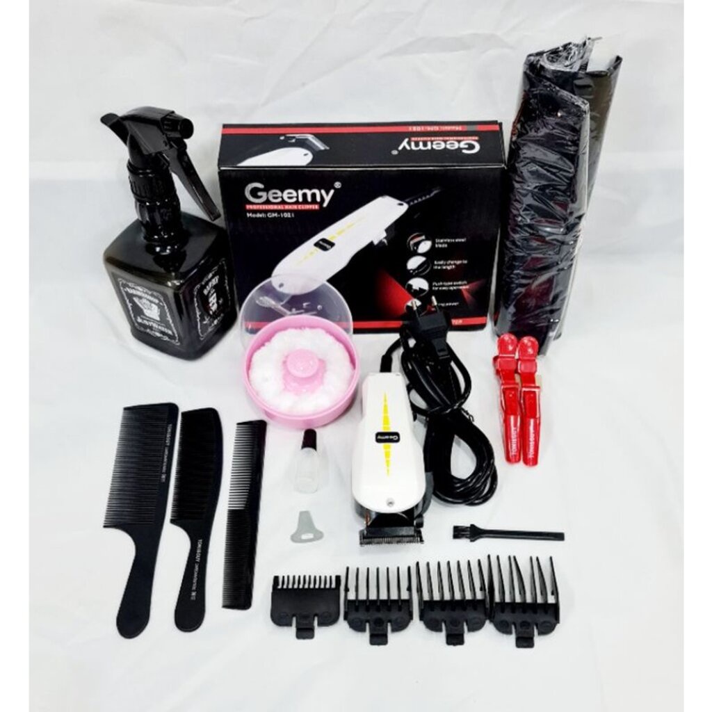 เซ็ตปัตตาเลียน แบบมีสาย GEEMY สำหรับตัดผมเองที่บ้าน | Shopee Thailand