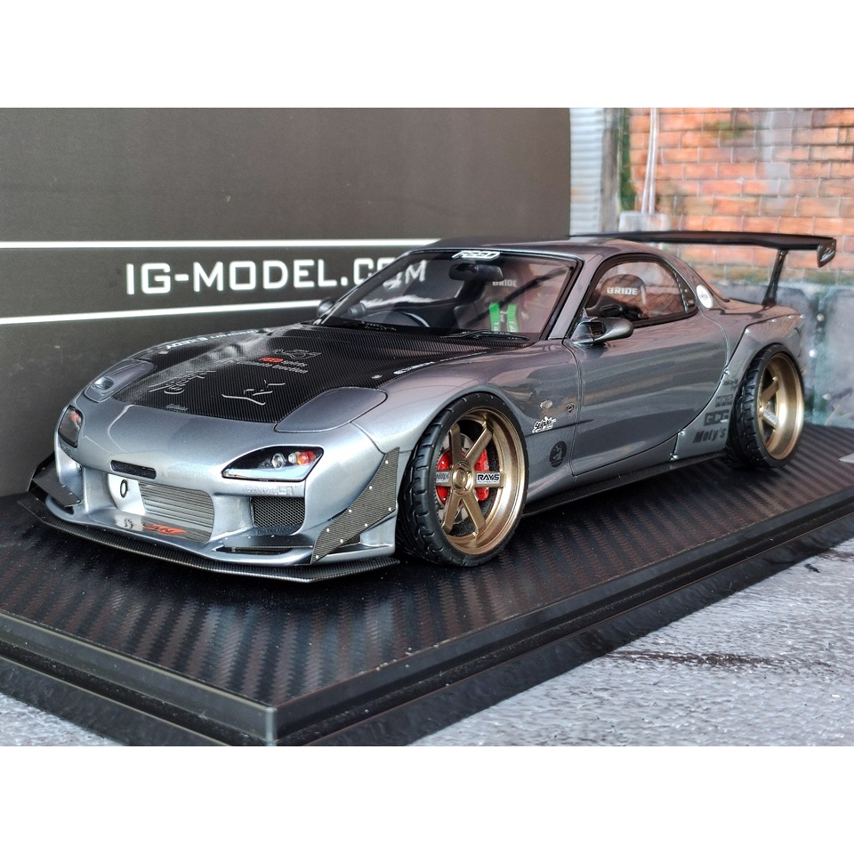 โมเดลรถRX7 ignition Model Feed Mazda RX7 FD3s ขนาด สเกล scale 1:18 1/18 ราคา โมเดลรถของขวัญ ...