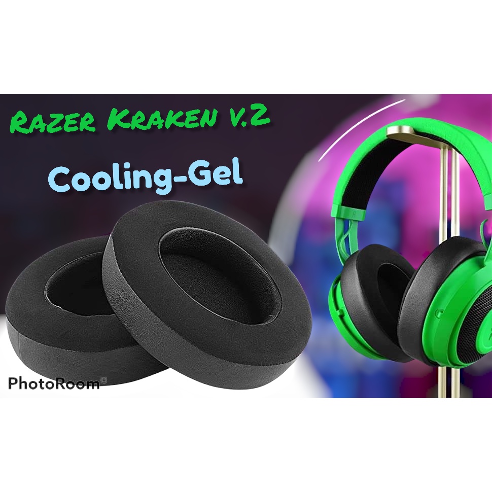 RAZER (ฟองน้ำหูฟัง) COOLING-GEL REPLACEMENT EAR CUSHIONS FOR KRAKEN V2 ...