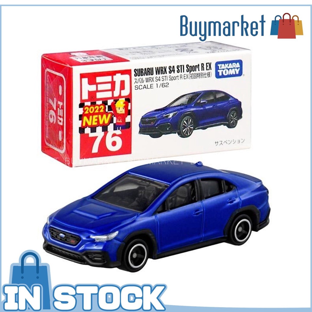 [ของแท้] Takara Tomy Tomica Die -Cast Car - 1/62 No.076 Sub Aru WRX S4 ...