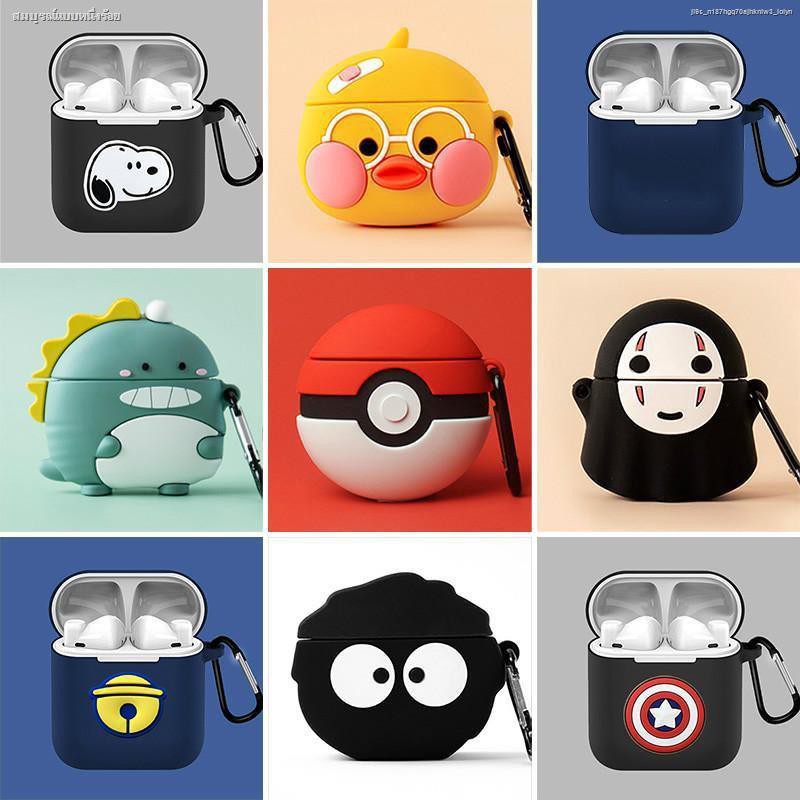 เคสลายการ์ตูน QCY T8 T8s M18 เคสป้องกันซิลิโคนทีพียูป้องกันหูฟังไร้สายพร้อม Carabiner | Shopee ...