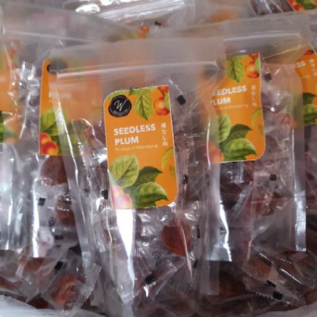 บ๊วยปรุงรสไร้เมล็ด ( Seedless Plum) 100g | Shopee Thailand