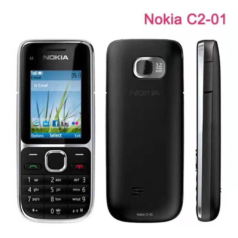 Nokia C2-01 (โนเกีย C2-01) มือถือปุ่มกด รองรับทุกค่ายซิม 4G ปุ่มกดไทย เมนูไทย แบตมหาอึด | Shopee ...