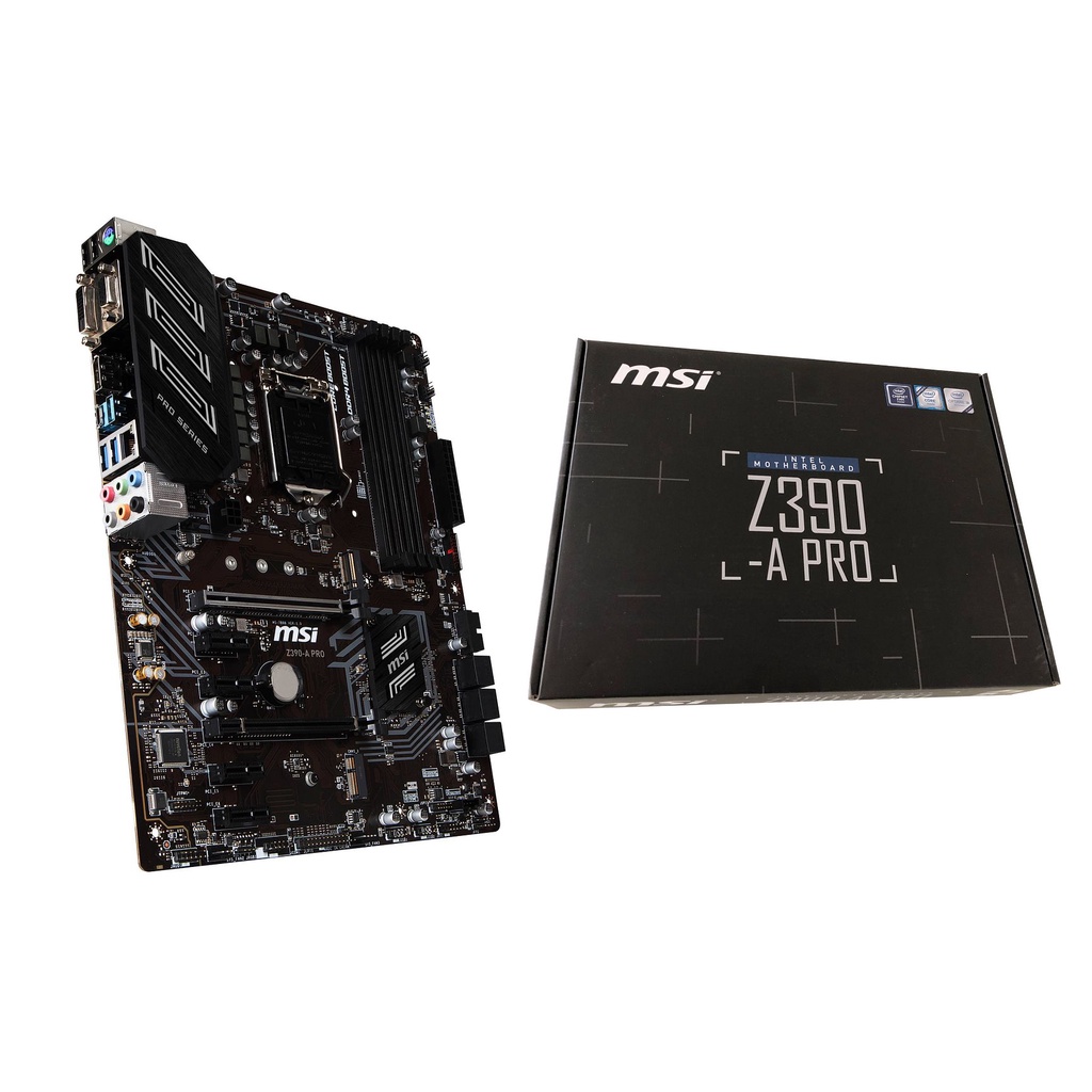 MSI Z390-A PRO LGA1151 (Intel 8th and 9th Gen) DDR4 ATX Z390 Gaming ...