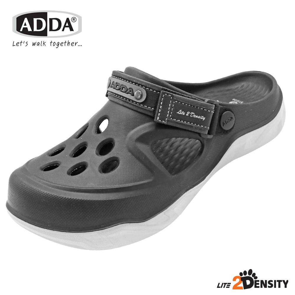 ADDA 2density รองเท้าแตะ รองเท้าลำลอง สำหรับผู้ชาย แบบสวมหัวโต รุ่น ...