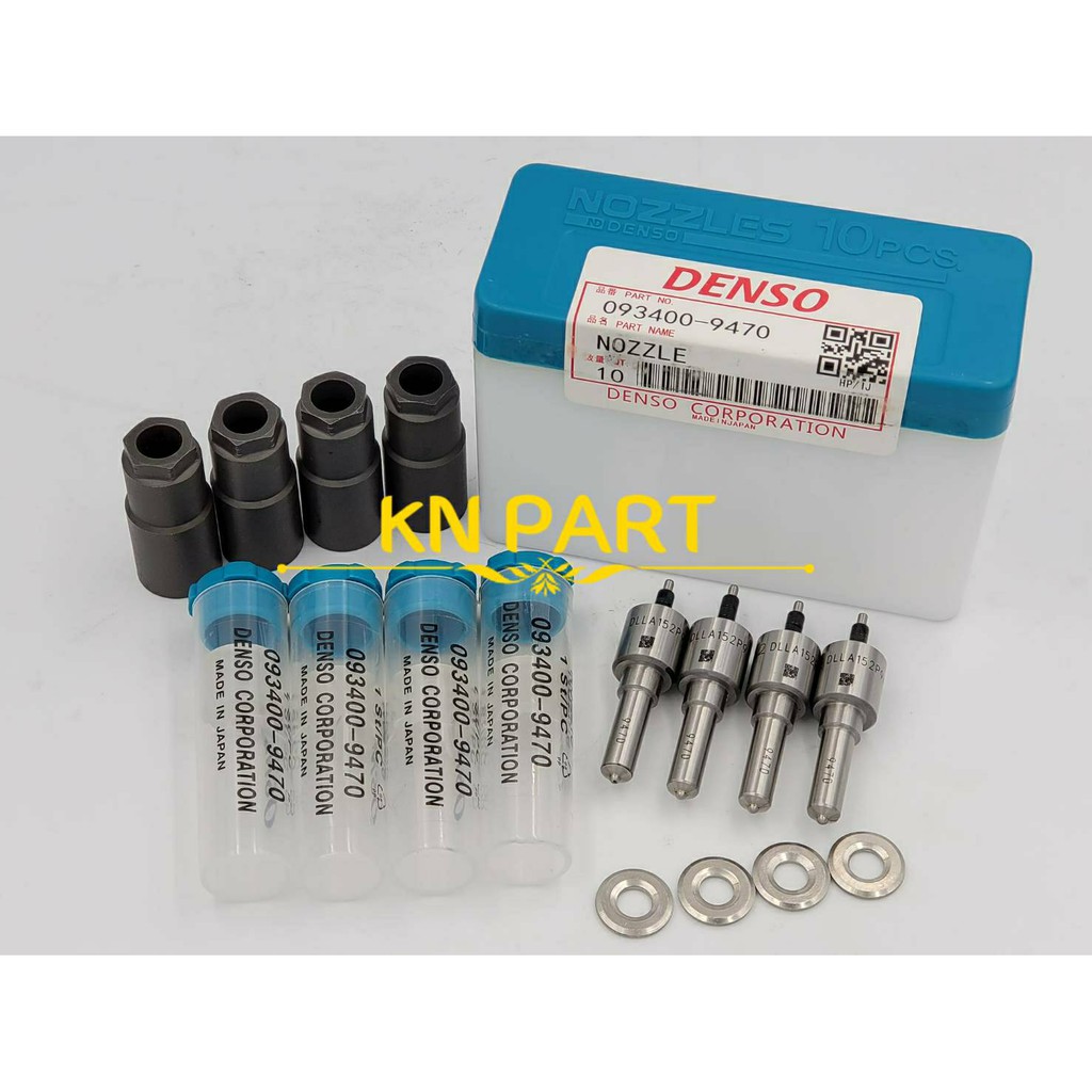 ชุดหัวฉีด Denso 947 พร้อมปลอกแท้+แหวนหัวฉีดแท้ Vigo (1 ชุดมี 4 หัว) รับ ...