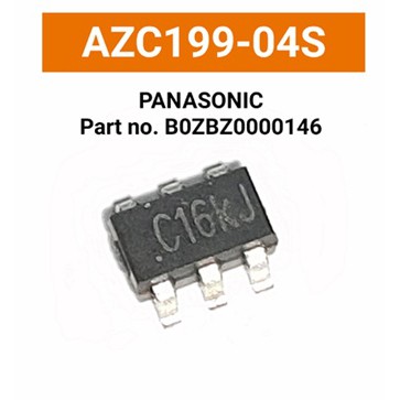 (1ตัว) AZC199-04S , Marking C16 , ไดโอดพอร์ตปริ้นเตอร์ KX-MB2025CX KX-MB2030CX (รหัสสินค้า ...