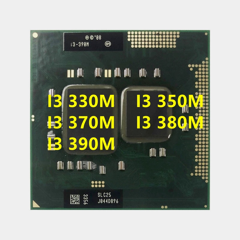 ซ็อกเก็ตโปรเซสเซอร์ CPU I3-330M I3-350M I3-370M I3-380M I3-390M Dual ...