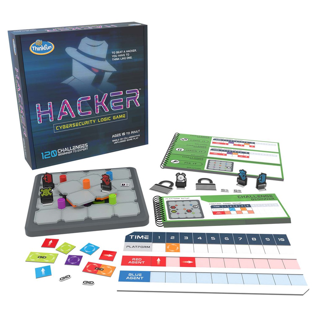 ThinkFun: Hacker – Cybersecurity Logic Game [BoardGame] | Shopee Thailand