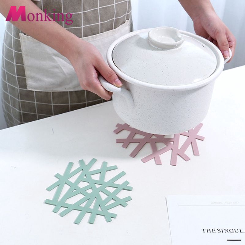 แผ่นเสื่อลายเกล็ดหิมะสําหรับวางรองจานชาม mnkg | Shopee Thailand