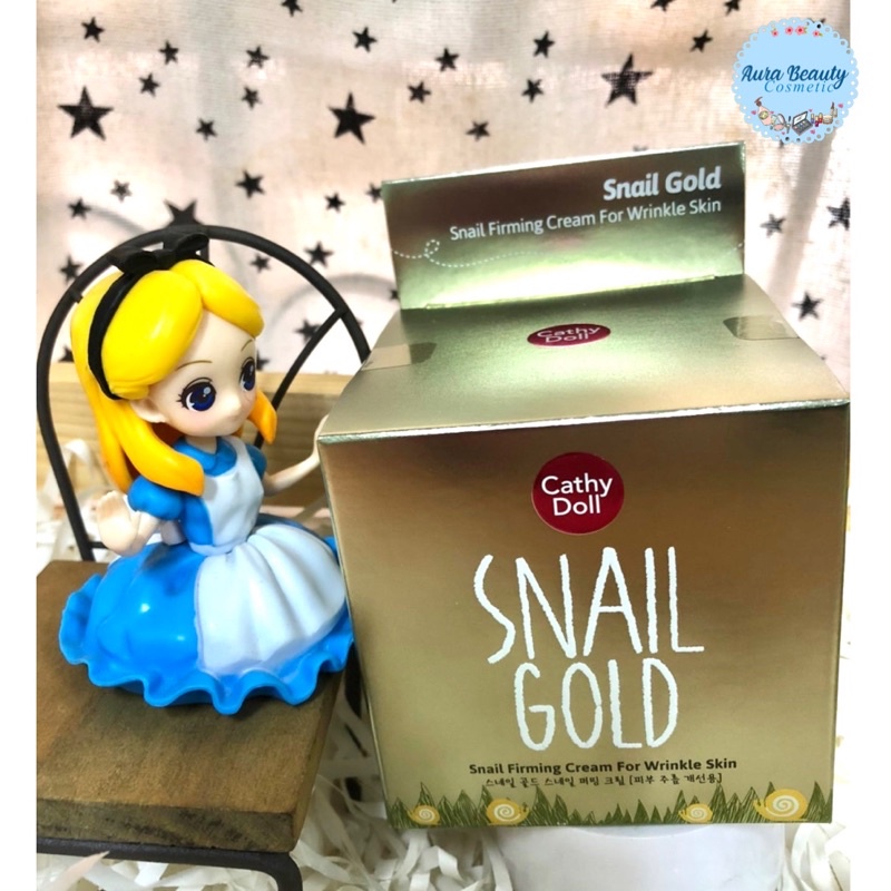 Cathy Doll Snail Gold Firming Cream For Wrinkle Skin 50 g. ครีมสเนลโกลด ...