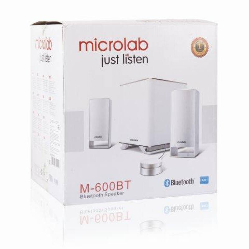 Microlab M600BT Bluetooth Speakerโฉมใหม่ สีดำ Microlab ลำโพง (2.1CH ...