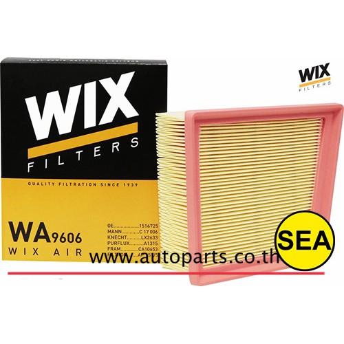 ไส้กรองอากาศ WIX สำหรับ FORD FIESTA 1.4 ปี 10 WA9606 (1ชิ้น) | Shopee ...
