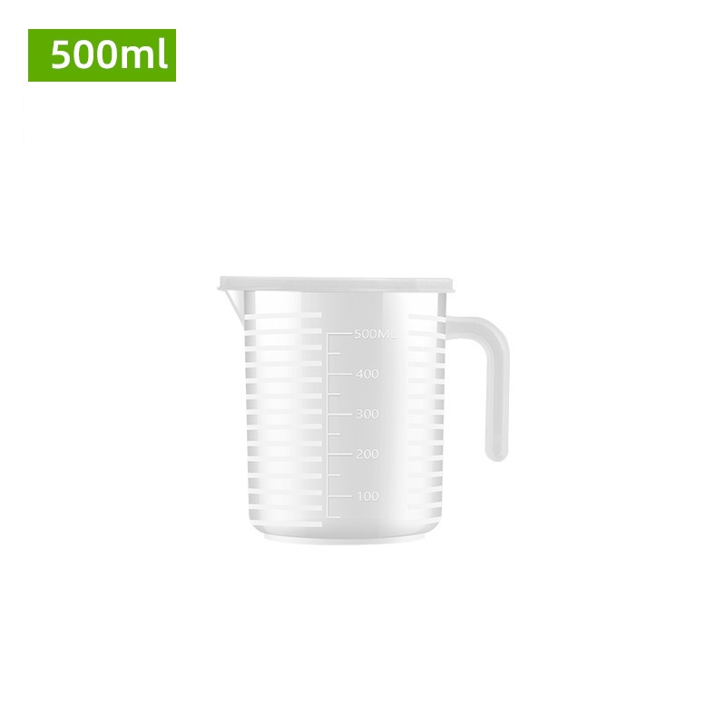 ถ้วยตวงพลาสติกใส (PP) เหยือกตวงพลาสติก พร้อมฝาปิด ขนาด 500ml/1000ml/2000ml/5000 ml | Shopee Thailand