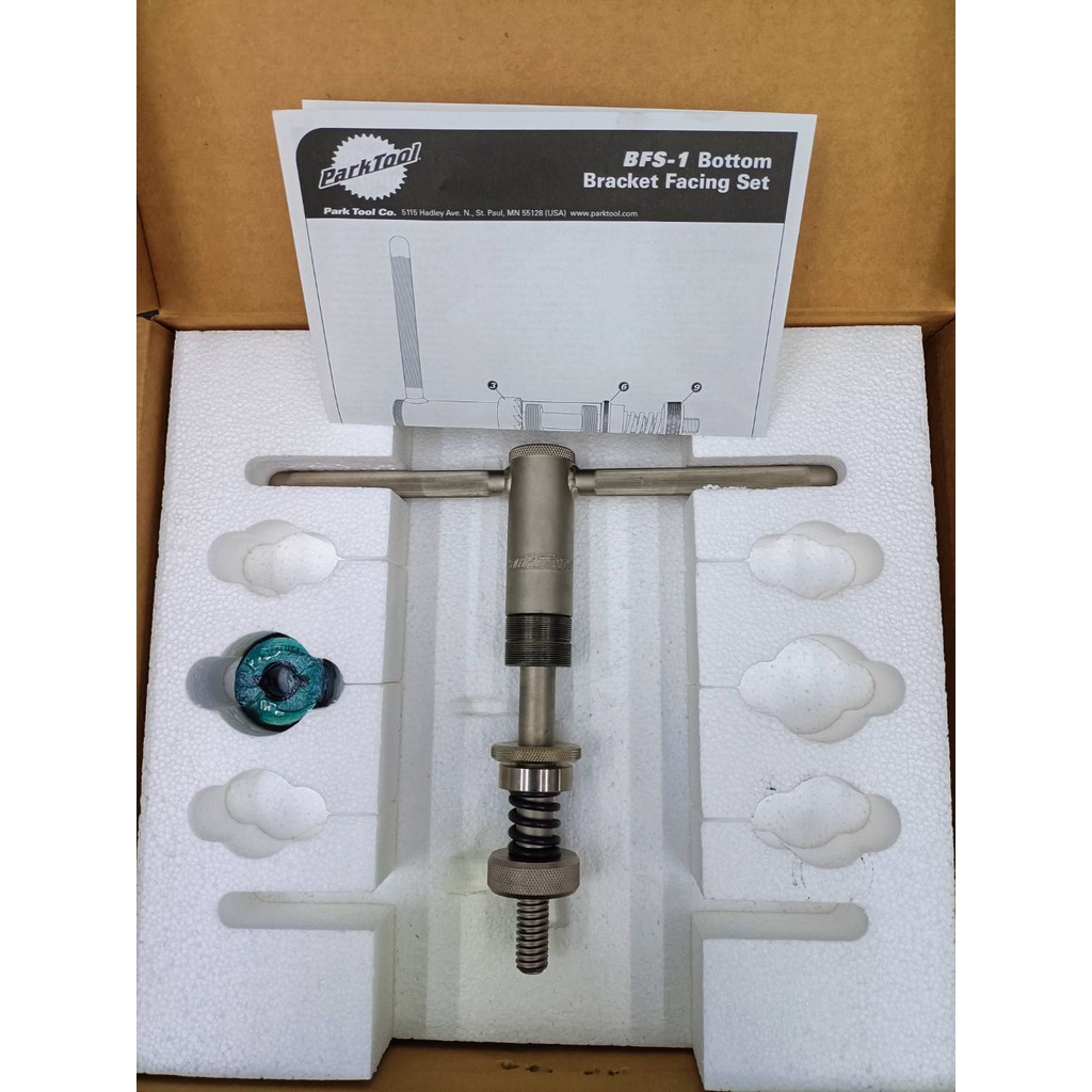 เครื่องมือเจียระยะความกว้างของกระโหลกจักรยาน PARK TOOL - BFS-1 BOTTOM BRACKET FACING SET (สินค้า ...