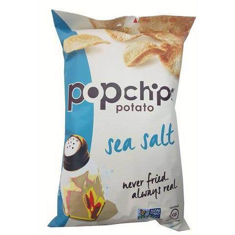 Popchips Sea Salt Original 99g. ป๊อปชิป เกลือทะเล ดั้งเดิม 99กรัม ...