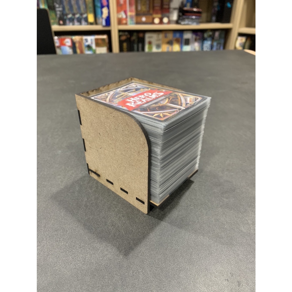 [Laser Cut] Wooden Card Dispenser(8 cm.) for Board Game/Card Game - ที่ ...