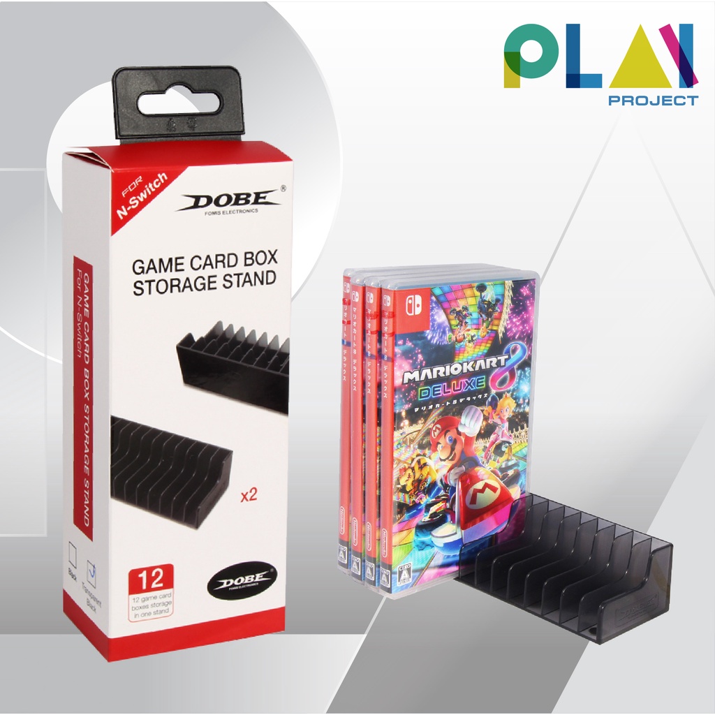 แท่นวางแผ่นเกมส์ Nintendo Switch DOBE [ที่เก็บแผ่นเกมส์] [ของแท้] [มือ1] | Shopee Thailand