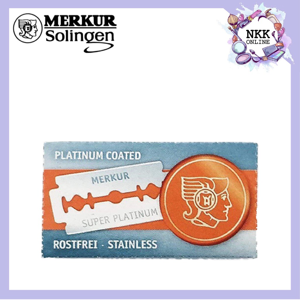 [พร้อมส่ง‼️ของแท้100%] Merkur Double Edge Razor Blades | Shopee Thailand