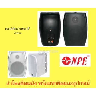 NPE ลำโพงติดผนัง NP-402 | Shopee Thailand