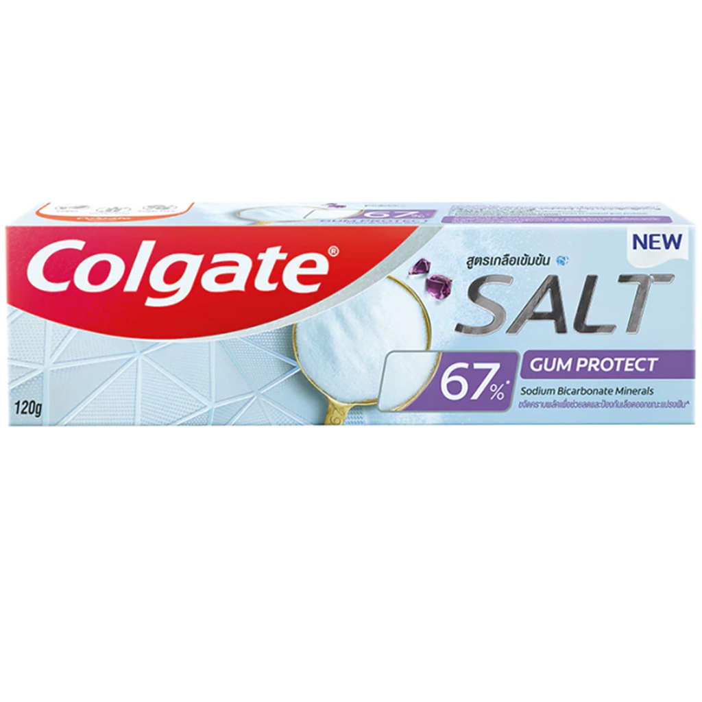 Colgate Salt Gum Protect Toothpaste 120g.สุตรเกลือเข้มข้น ผลิตภัณฑ์ดูแล ...