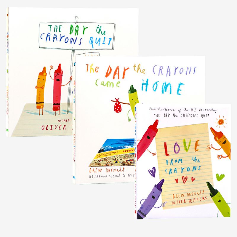 The day the Crayons เลิก / Crayons มาที่บ้าน โดย Drew Daywalt และ ...