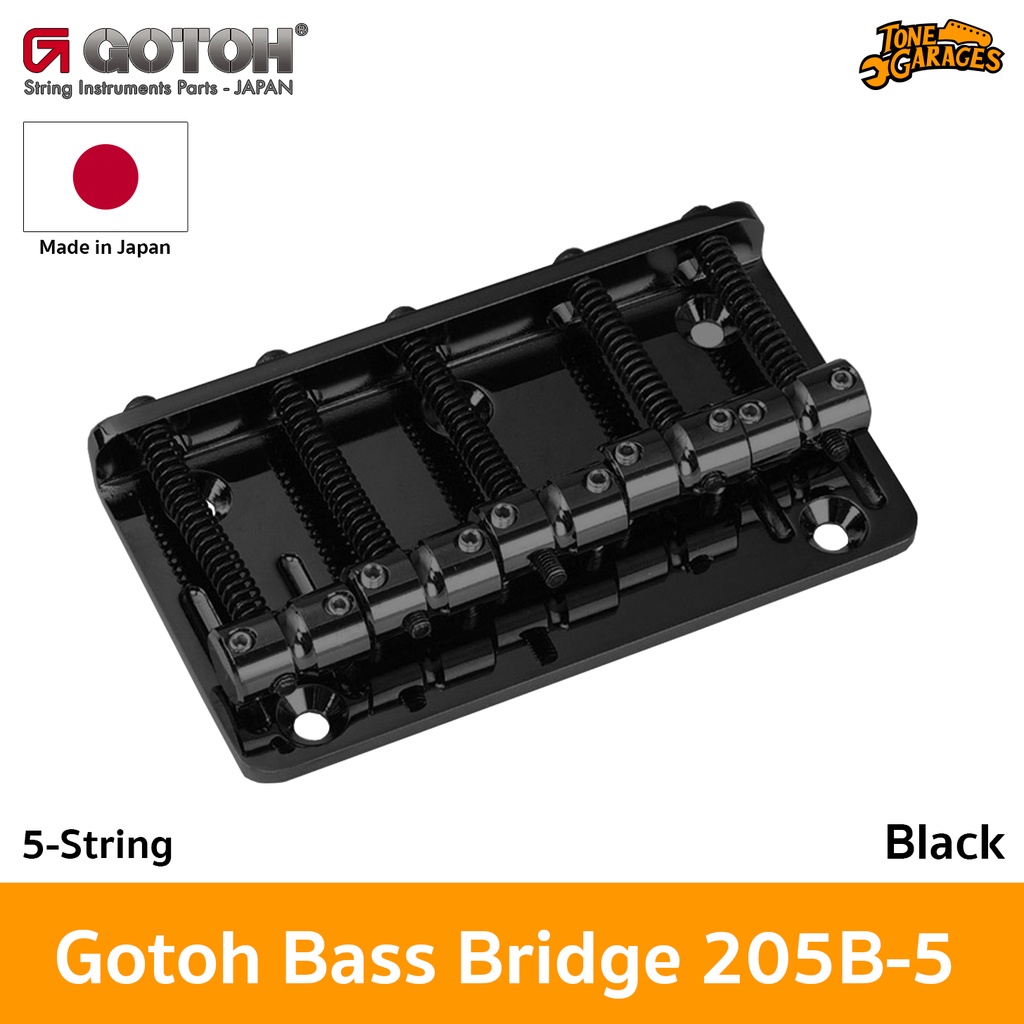 Gotoh 205B-5 Bass 5 String Bridge หย่องเบสไฟฟ้า 5 สาย Made in Japan | Shopee Thailand
