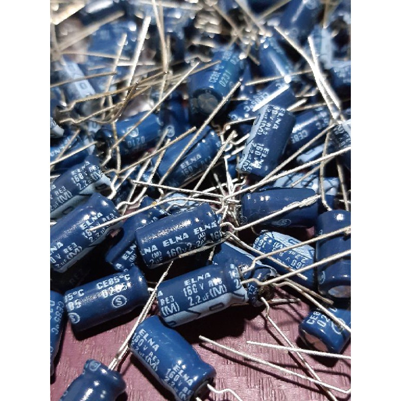 Elna RE3 2.2uf 160v capacitor ตัวเก็บประจุ คาปาซิเตอร์ | Shopee Thailand