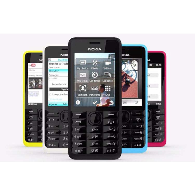 โทรศัพท์มือถือคลาสสิก Nokia 301 3G DUAL SIM ครบชุด | Shopee Thailand