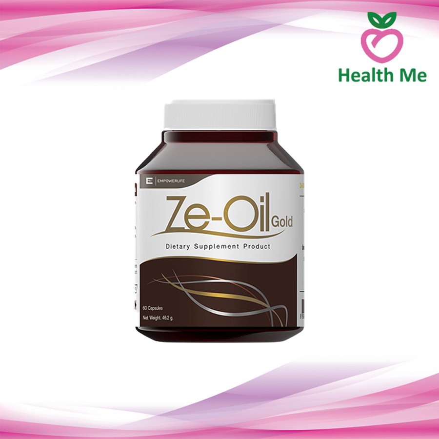 Ze-Oil Gold ซีออยล์ น้ำมันสกัดเย็น 4 ชนิด จากธรรมชาติ ขนาด 60 เม็ด ...
