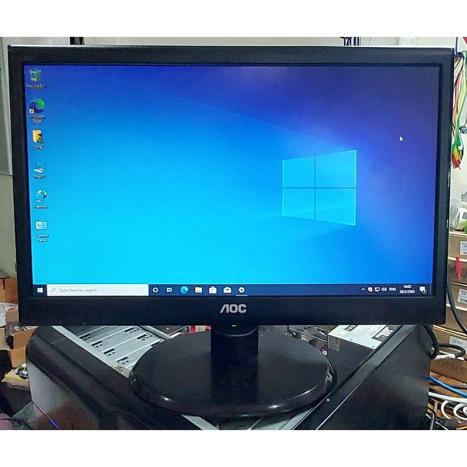 จอ LED Monitor AOC E950Swn 19" (มือสองพร้อมใช้งาน) | Shopee Thailand