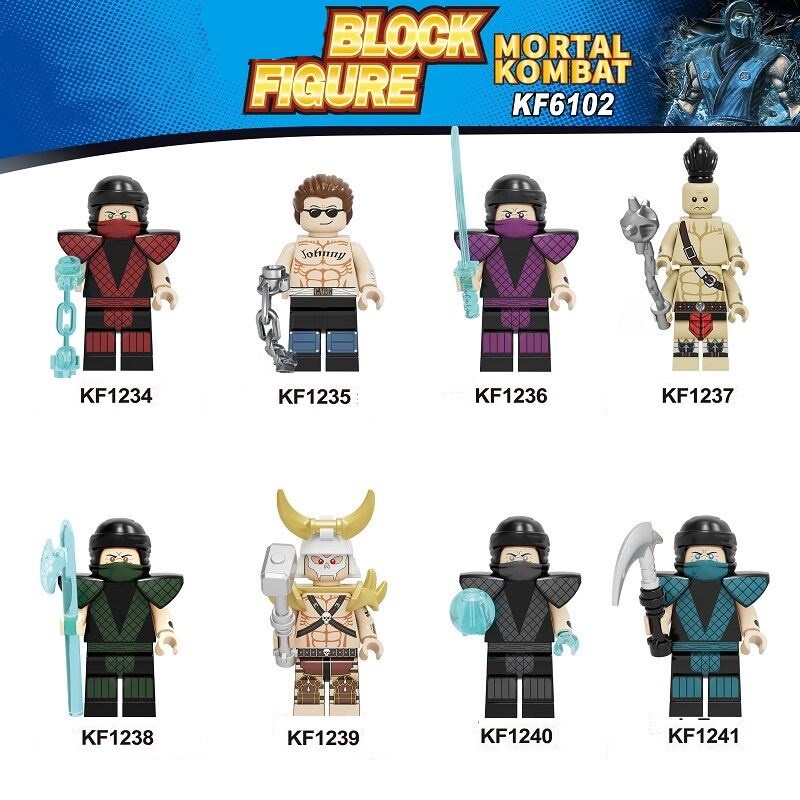 บล็อกตัวต่อเลโก้ โมเดลฟิกเกอร์ Mortal Kombat Series Shaokahn Goro Brick ขนาดเล็ก ของเล่นสําหรับ ...