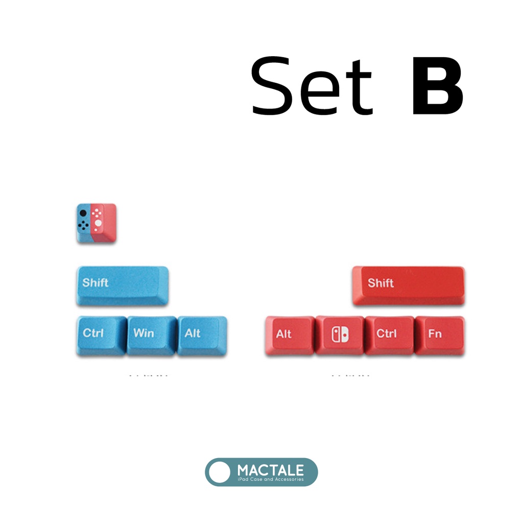 Mactale Nintendo Keycaps WASD ESC คีย์แคป นินเทนโด set 19 key High OEM ...