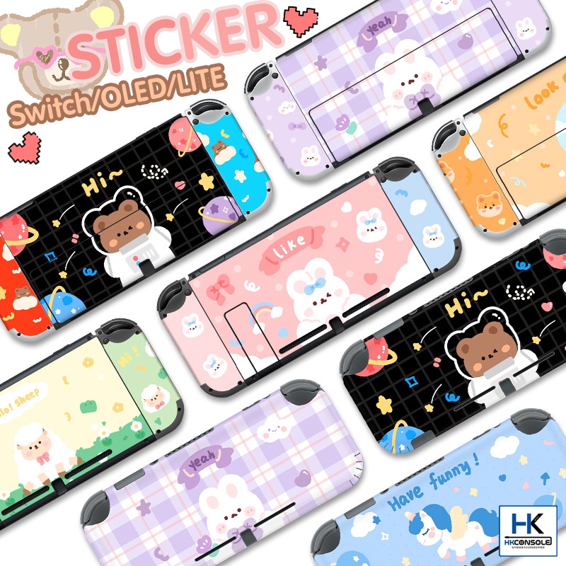 Sticker Nintendo Switch / Switch OLED / LITE สติกเกอร์ติดกันรอยรอบ ...