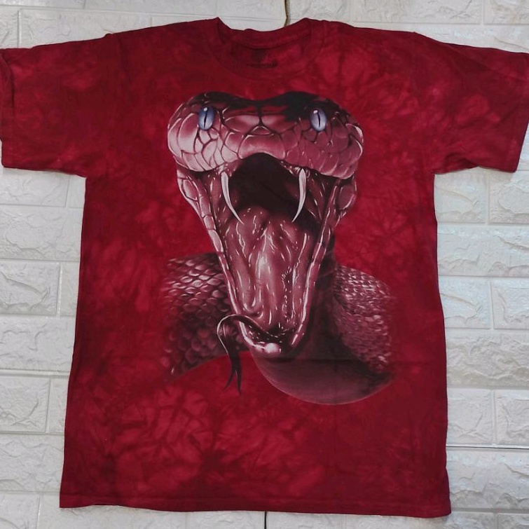 เสื้อยืดมัดย้อม The mountain Red mamba ลิขสิทธิ์แท้ | Shopee Thailand