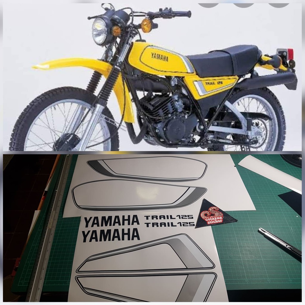 sticker for yamaha dt125 trail | Shopee Thailand