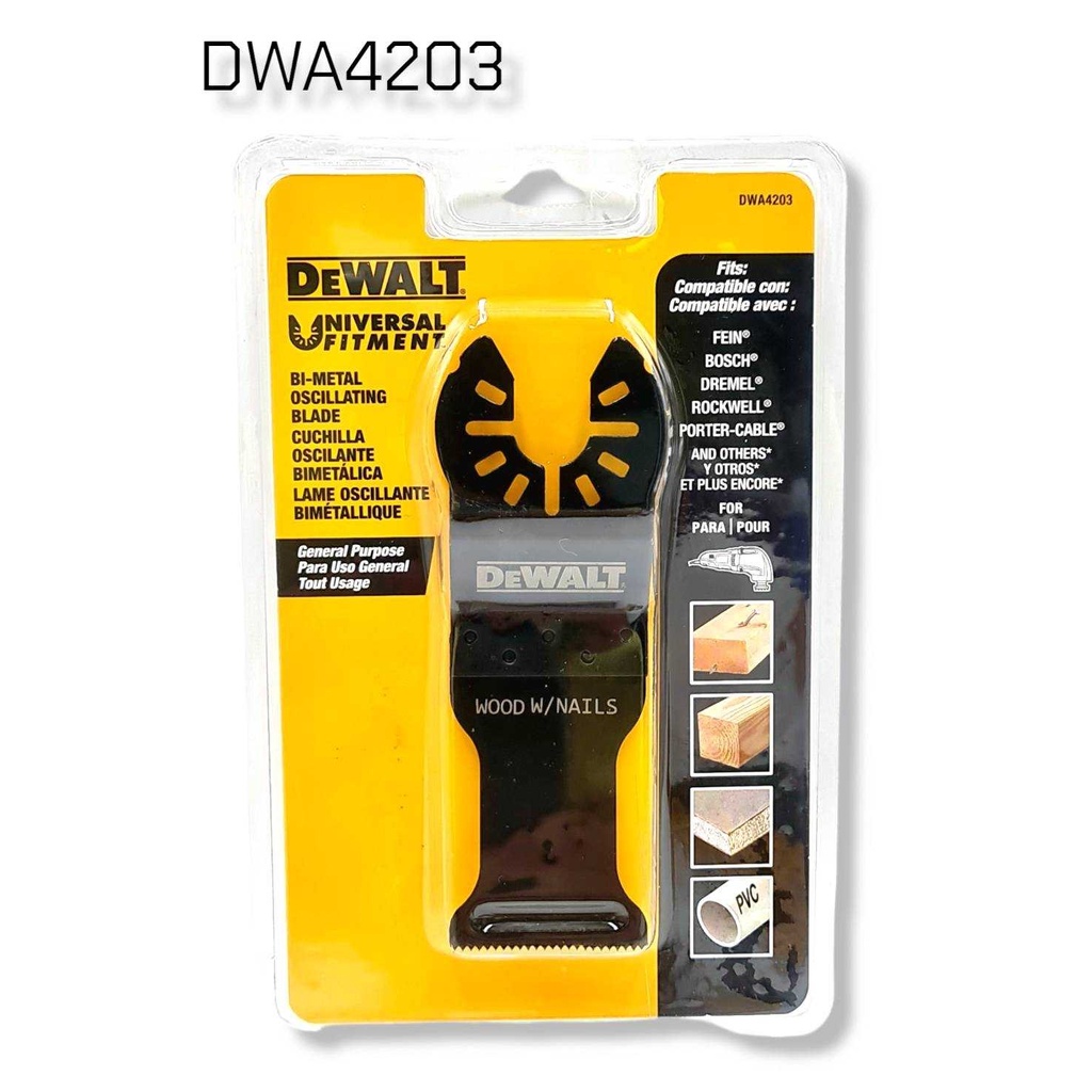 DeWALT ใบตัดเครื่องมือมัลติทูล Multi Tool มีให้เลือก : ตัดไม้,ตัดเหล็ก ...