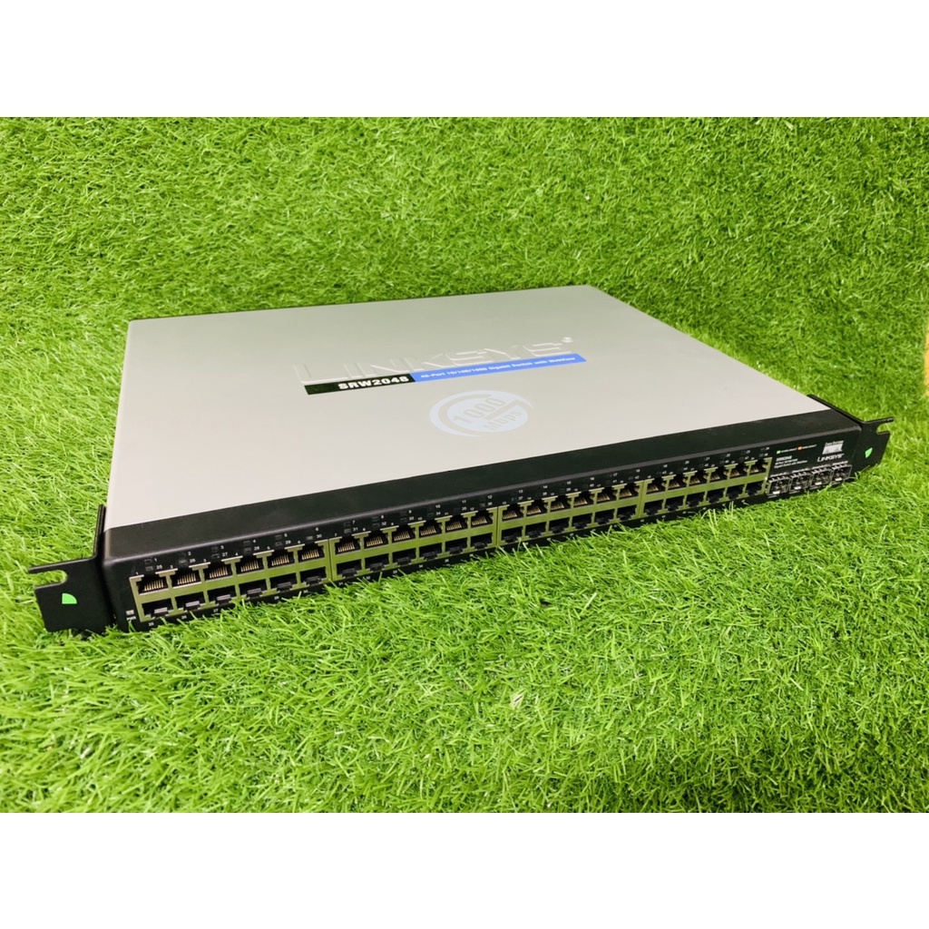 สวิตซ์ Linksys SRW2048 48-port 10/100/1000 Managed Gigabit Switch + 4 ...