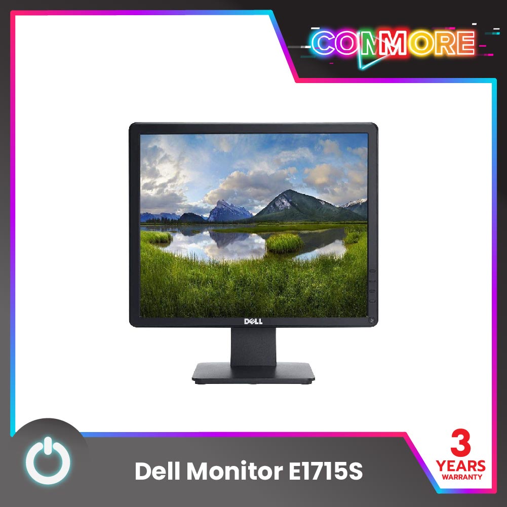 Dell Monitor E1715S, 17.0" (จอคอมพิวเตอร์) ความละเอียด 1280x1024, TN ...