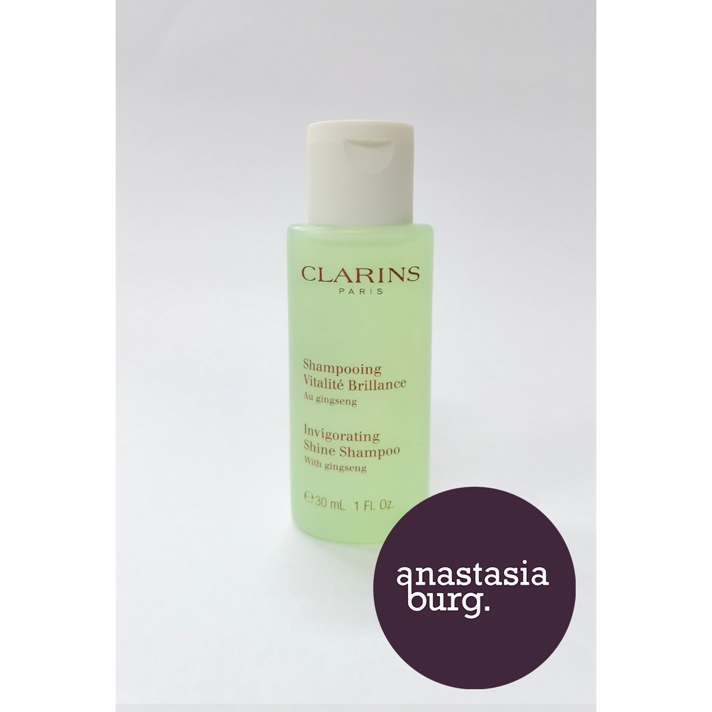 Clarins Invigorating Shine Shampoo ginseng/ Hair Conditioner Shea butter แชมพู ครีมนวด จากโสม ...