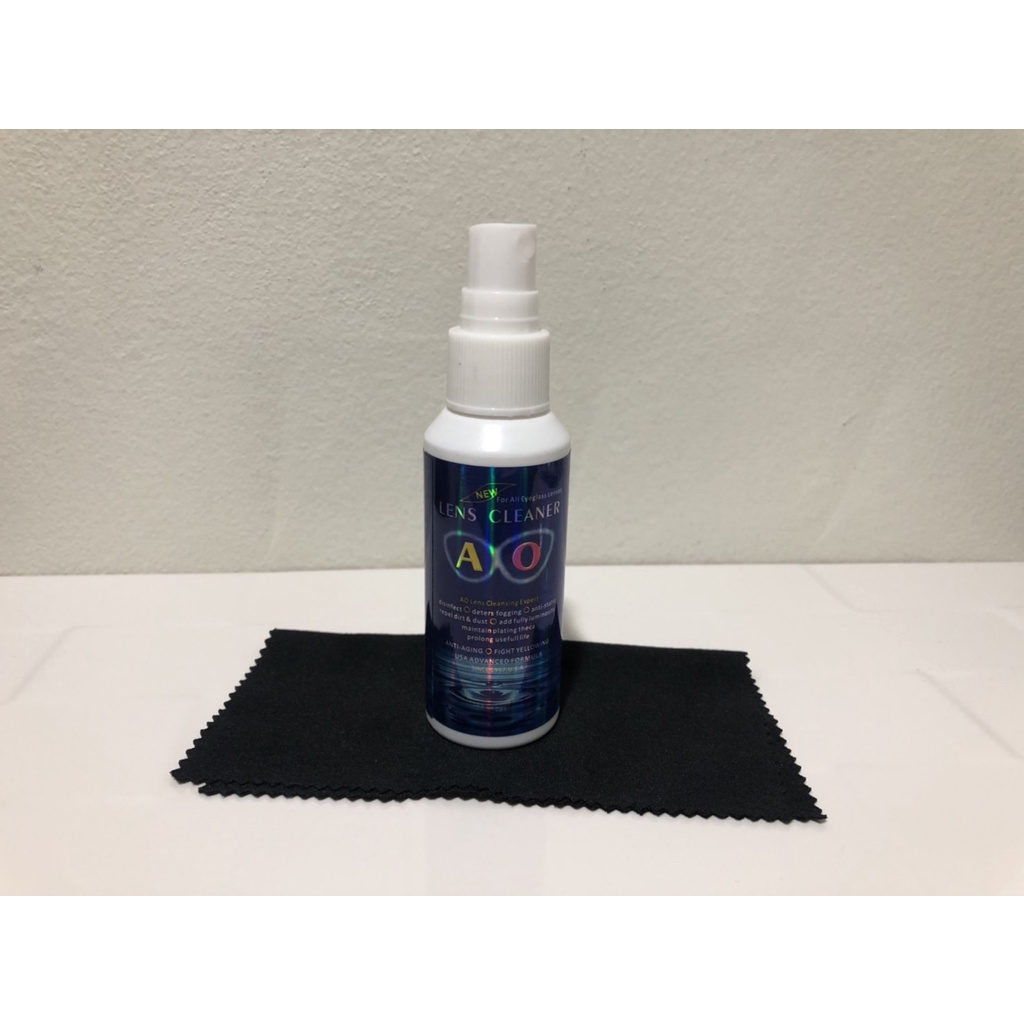 น้ำยาเช็ดเลนส์ AO Blue Lens Cleaner(แถมผ้าเช็ดเลนส์1ผืน) | Shopee Thailand