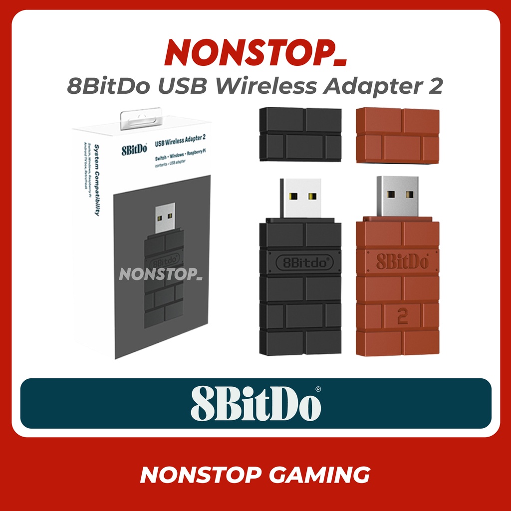 8bitdo อะแดปเตอร์ไร้สาย USB 2 PS4 PS5 XBOX Series Switch Pro Controller ...
