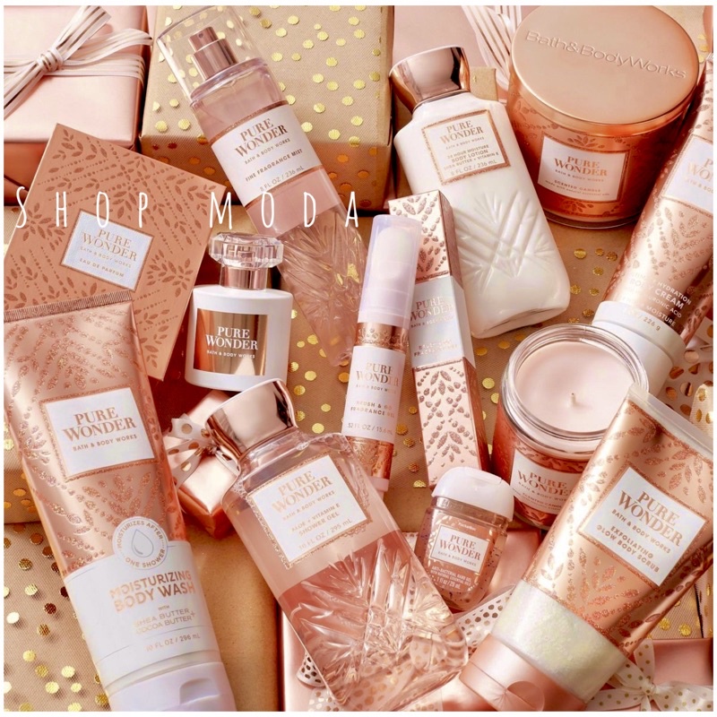 PURE WONDER bath & body works 🌸 แท้💯% lotion cream mist Shower Gel ...