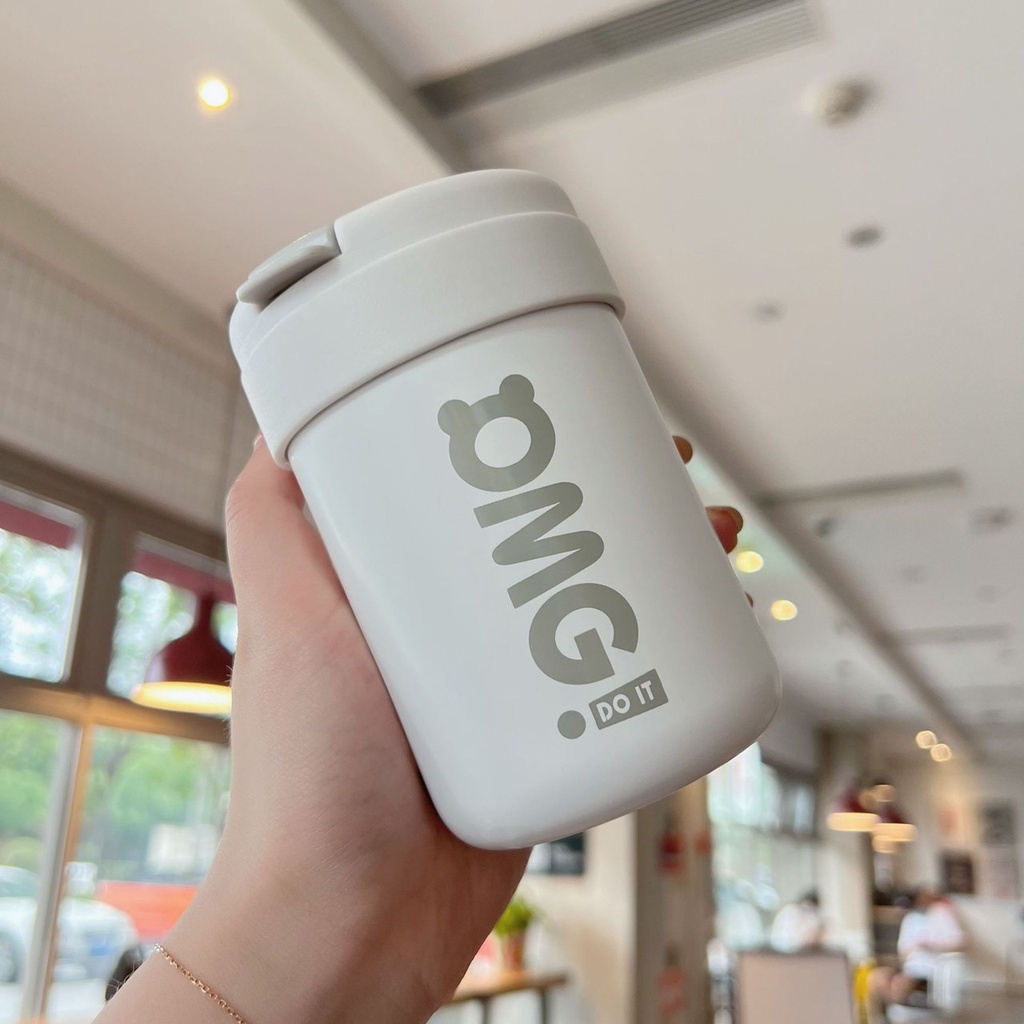 แก้วขนาด340ML /420ML เก็บความร้อน-เย็น สแตนเลส316 มียางรองก้นแก้ว หลอดเด้งในตัว | Shopee Thailand