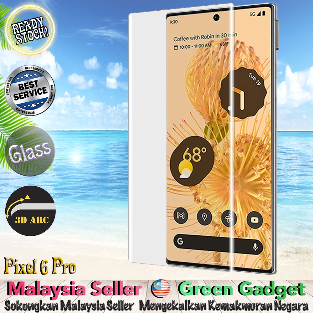 [Green Gadget] Google Pixel 6 Pro UV Tempered Glass | Shopee Thailand