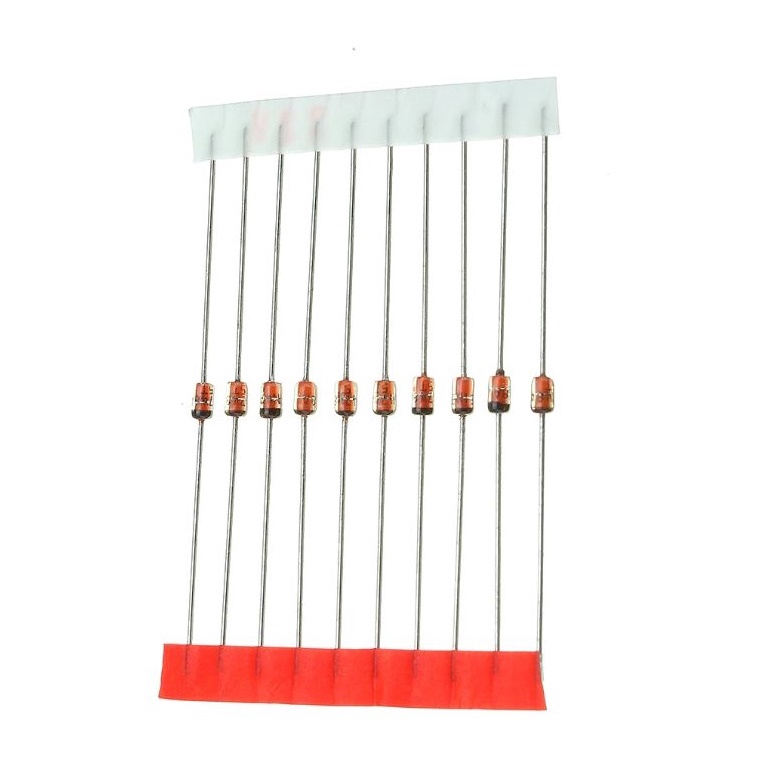 (10 ตัว) ซีเนอร์ ไดโอด 1W 1 วัตต์ 3V - 47V Zener Diode 1W DO-41 1N4727 - 1N4756 tolerance ± 5% ...