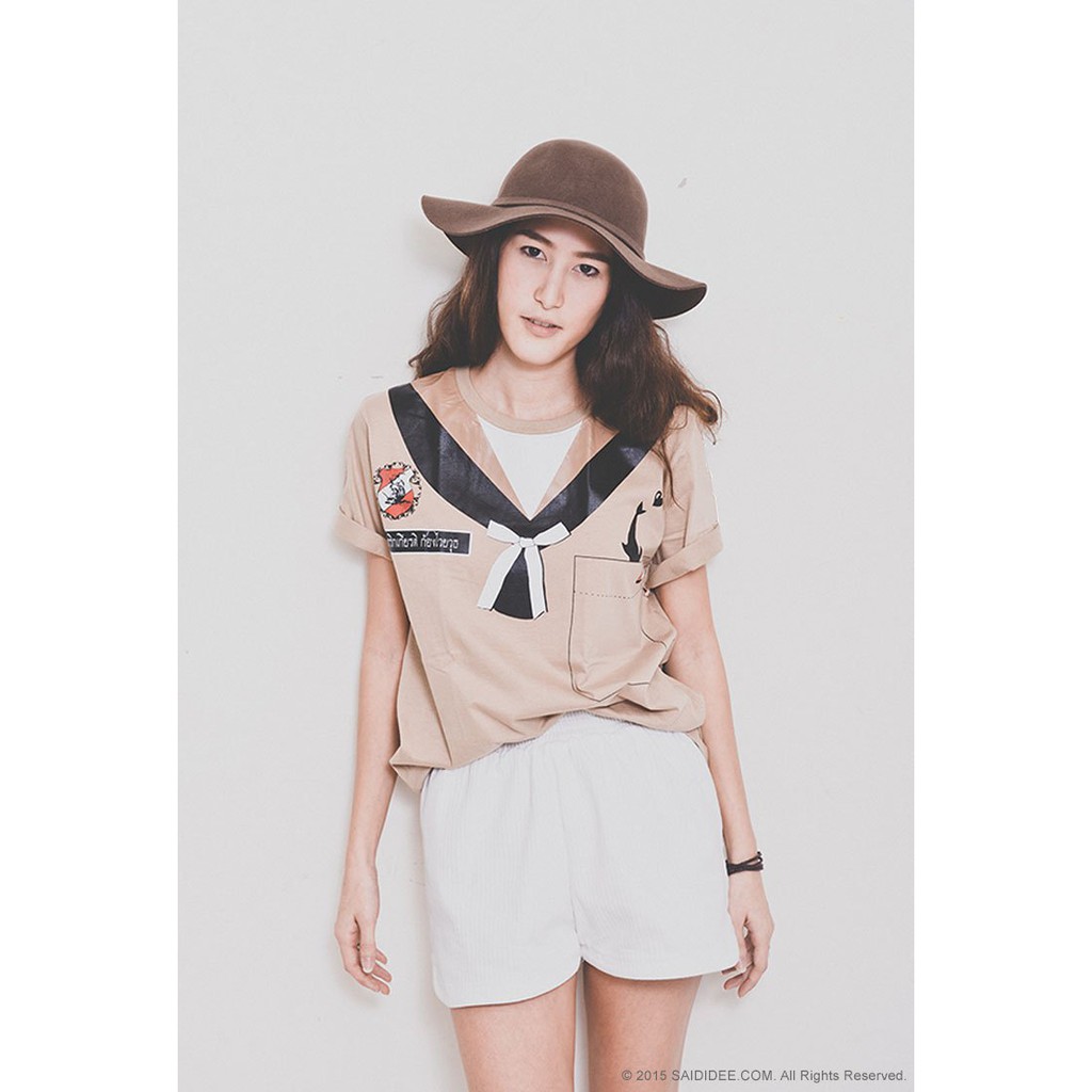 เสื้อยืดทหารเรือ-SAI-DI-DEE | Shopee Thailand